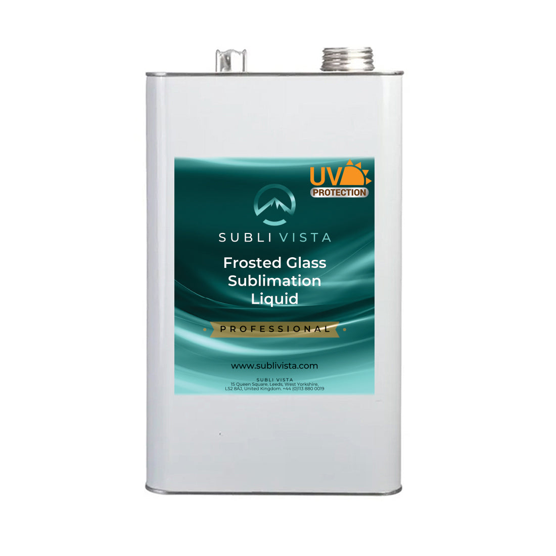 Professional Frosted Glass Sublimation Liquid with added UV Protection